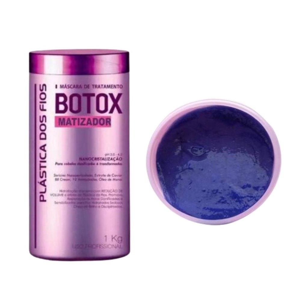Botox Plástica dos Fios Selagem Térmica Matizador 1kg | Shopee Brasil