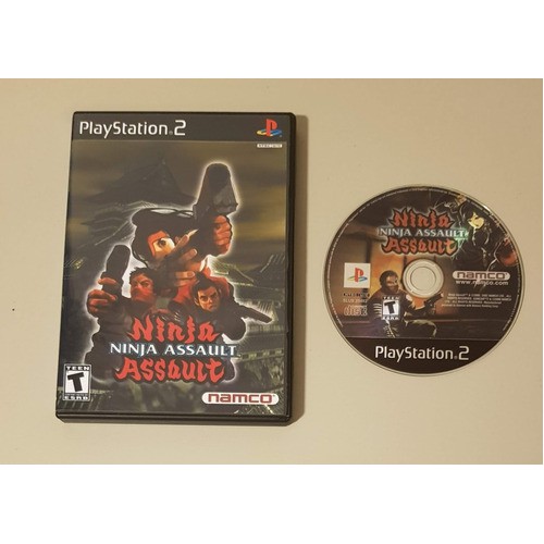Ps2 - Ninja Assault Tiro Pistola Namco Guncon - Leia a descrição ...