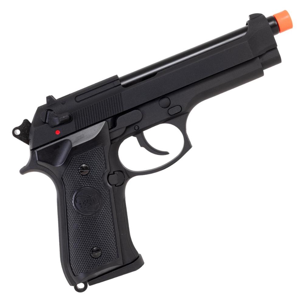 Pistola Airsoft GBB Green Gas Poseidon PBW-92B Black Beretta M92 300 Fps | Shopee Brasil