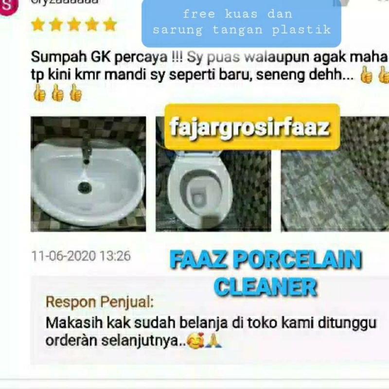 Faaz Limpador Banheiro Faaz 1000ml Limpa Porcelanato Roshed Cleaner. | Shopee Brasil