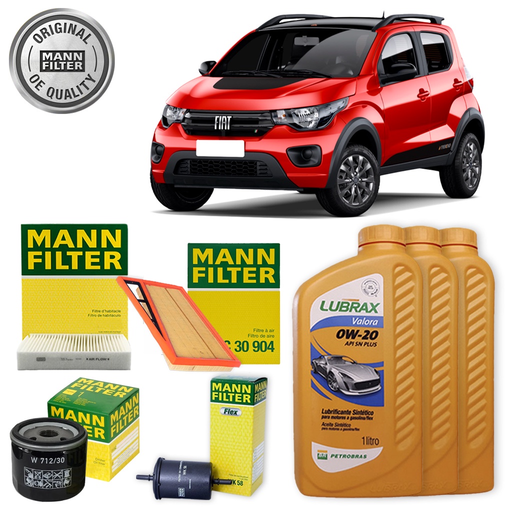 Kit De Filtros e Óleo Fiat Mobi 1.0 Firefly Drive 2020 2021 - Desconto ...