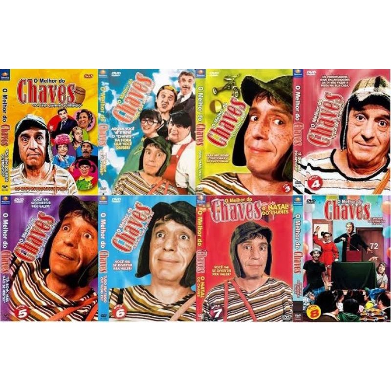 Coleção O Melhor do Chaves 8 Dvds | Shopee Brasil
