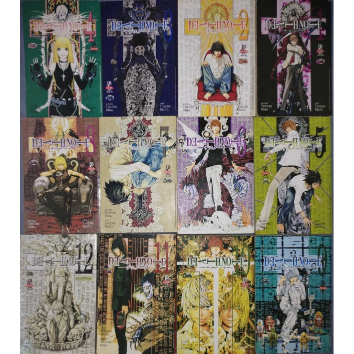Coleção Death Note - Edição Antiga (12 Volumes) | Shopee Brasil