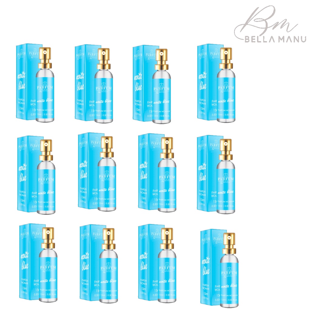 12 PERFUME NOITE BLUE (KIT C/12 UNIDADES) - PARFUM BRASIL | Shopee Brasil