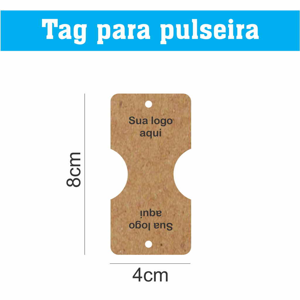 30 peças - Tag Kraft para colar/pulseira etiqueta | Shopee Brasil