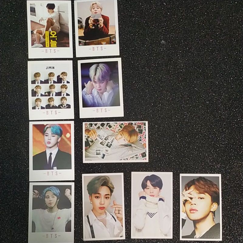 Kit 10 Cards Photocards Jimin BTS KPOP | Shopee Brasil