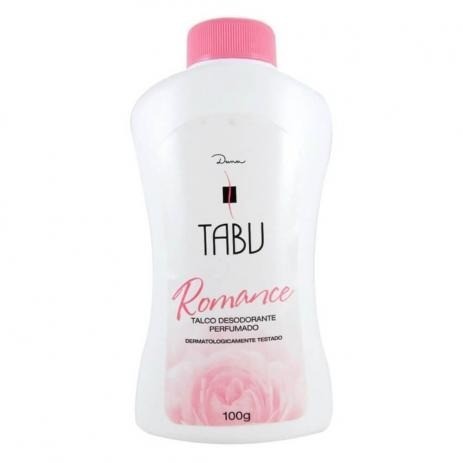 Talco Desodorante Perfumado Tabu Embalagem 100g | Shopee Brasil
