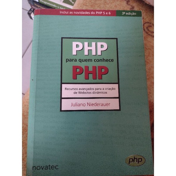 PHP para quem conhece Livro de TI | Shopee Brasil
