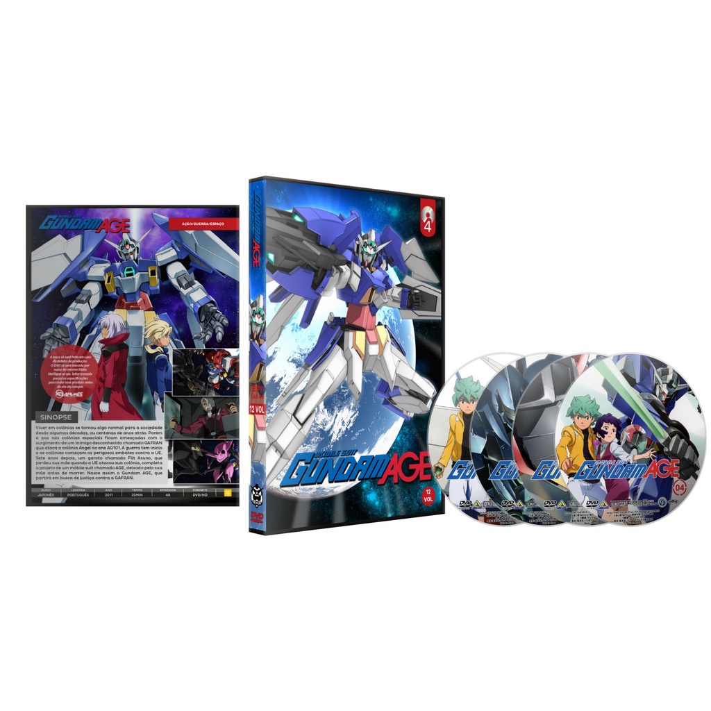 Dvd Mobile Suit Gundam Age Série Completa 2011 | Shopee Brasil