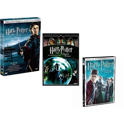 DVD Coleção Harry Potter Anos 1 2 3 4 5 6 ( 8 Discos ) | Shopee Brasil