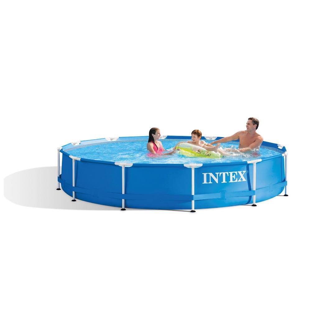 Piscina Redonda Estruturada 6.503 Litros com Bomba e Filtro 127v Intex 28211BR | Shopee Brasil
