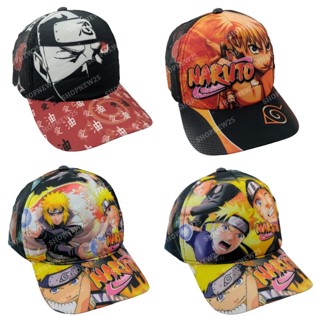 Boné Infantil Naruto Akatsuki Minato kakashi de Telinha ajuste de ...