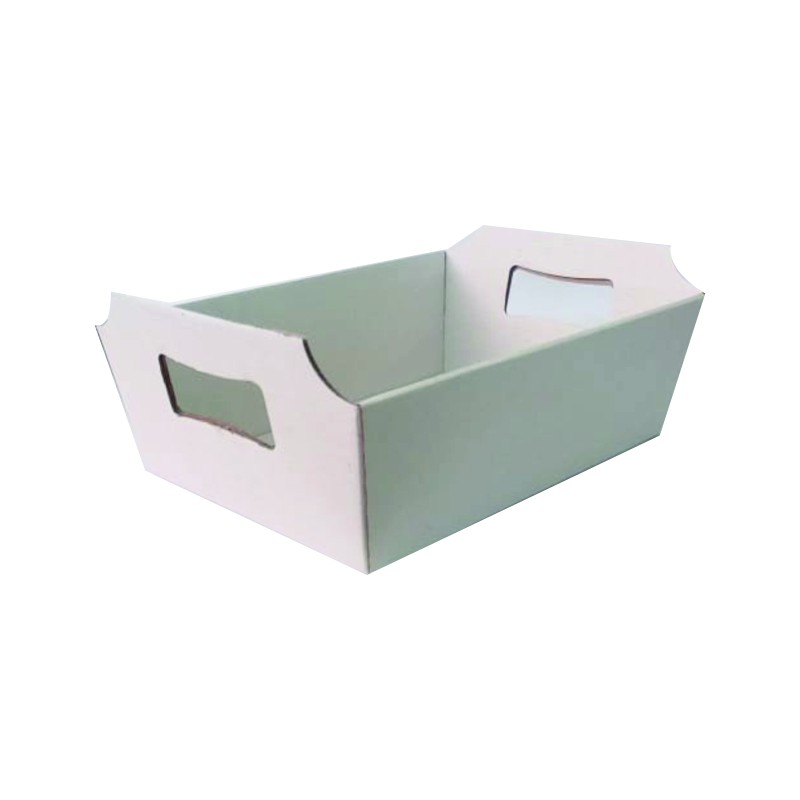 Cesta G micro ondulado branca e parda- 10 unidades | Shopee Brasil