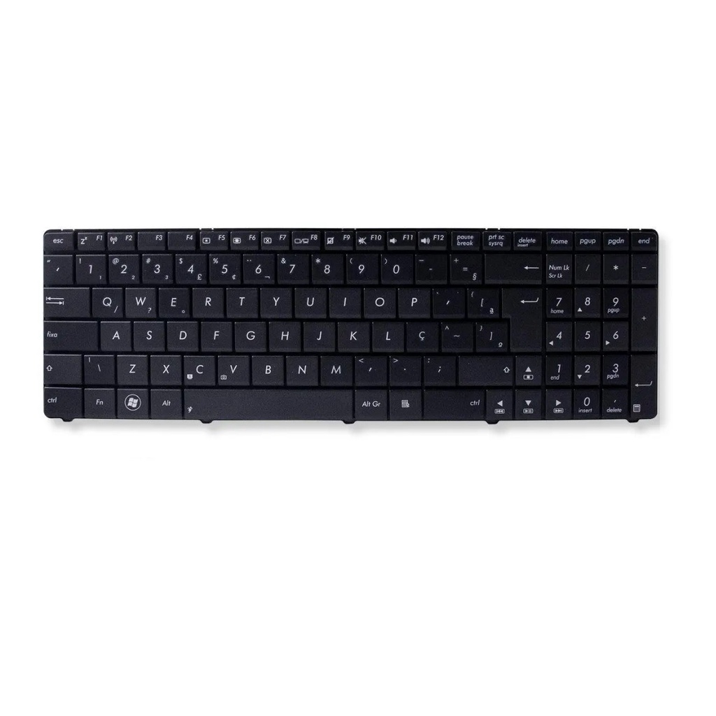 Teclado Notebook Asus X54x | Preto Abnt2 - '?' Na Tecla W | Shopee Brasil