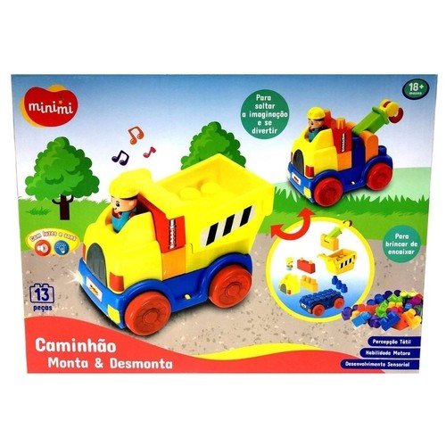 Brinquedo Infantil Veiculo Caminhãozinho Caminhão Monta E Desmonta ...