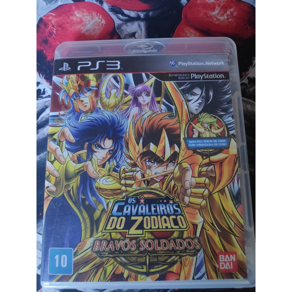 Jogo cavaleiros do zodiaco bravos soldados Ps3 - Playstation 3 - Play 3 mídia física original ...