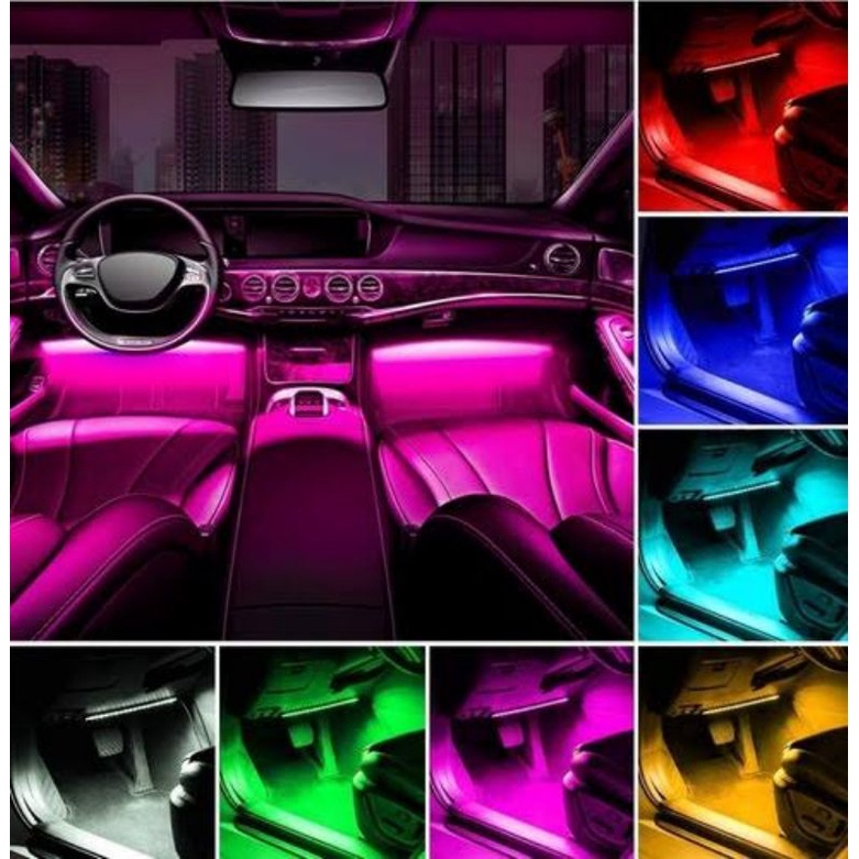 Par de Fita De led adesiva 5050 12v tira barra flexível luz de ...