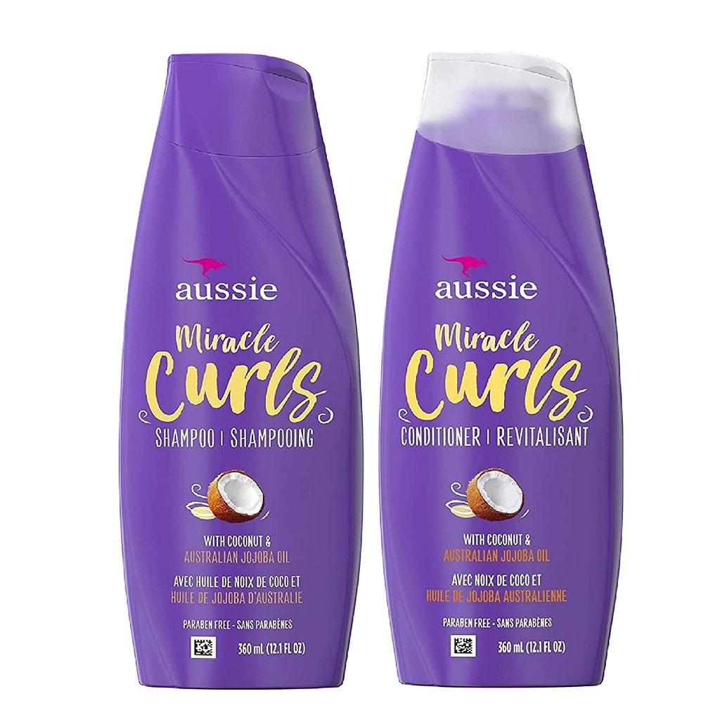 Kit Aussie Miracle Curls 360ml | Shopee Brasil