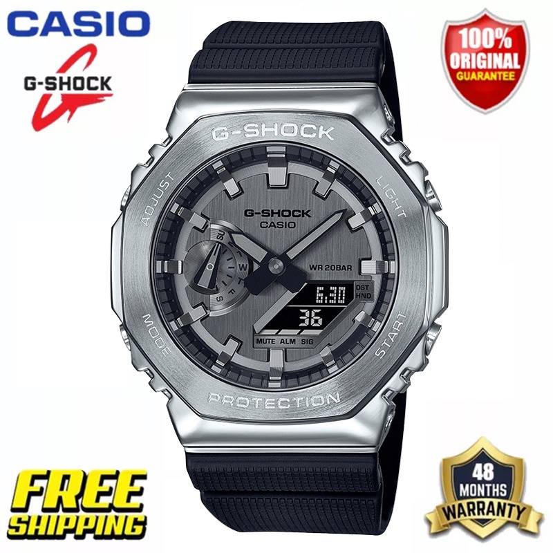 g shock Relógio Original Choque Masculino , digital Esportivo 200m , À Prova D'água , GM-2100 ...