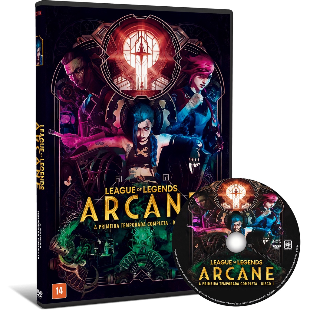 DVD Arcane League of Legends (2021) | Shopee Brasil