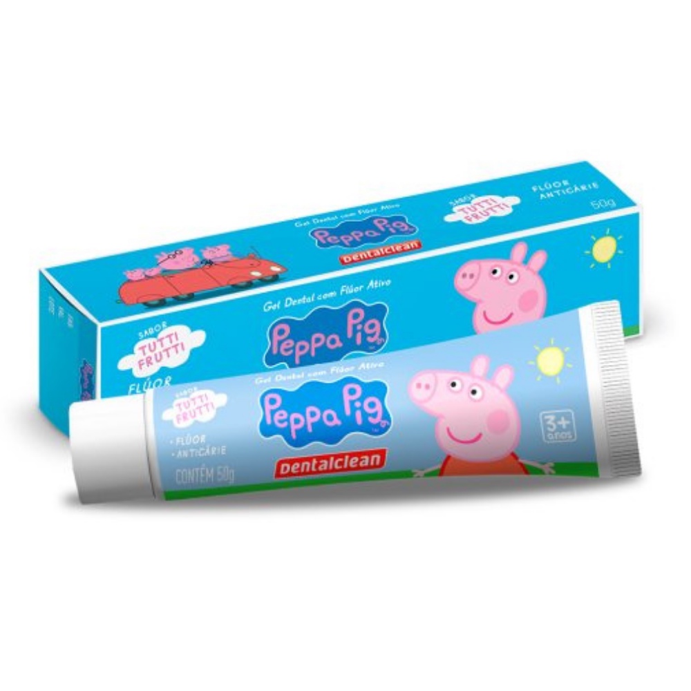 PASTA DE DENTE PEPPA PIG 50G - GEL DENTAL INFANTIL | Shopee Brasil