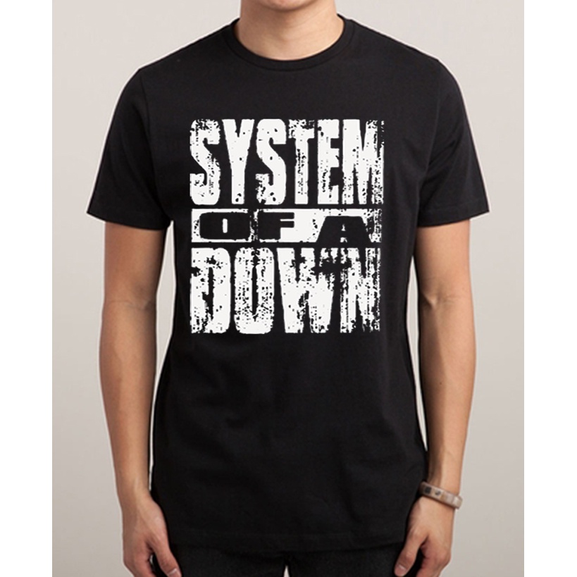 camiseta System of a down logo | Shopee Brasil