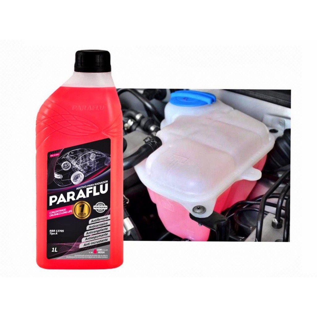 ADITIVO PARAFLU CONCENTRADO ORGANICO 3001 ROSA 1 LITRO | Shopee Brasil