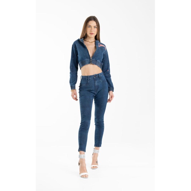 Jaqueta Poison Denim | Shopee Brasil