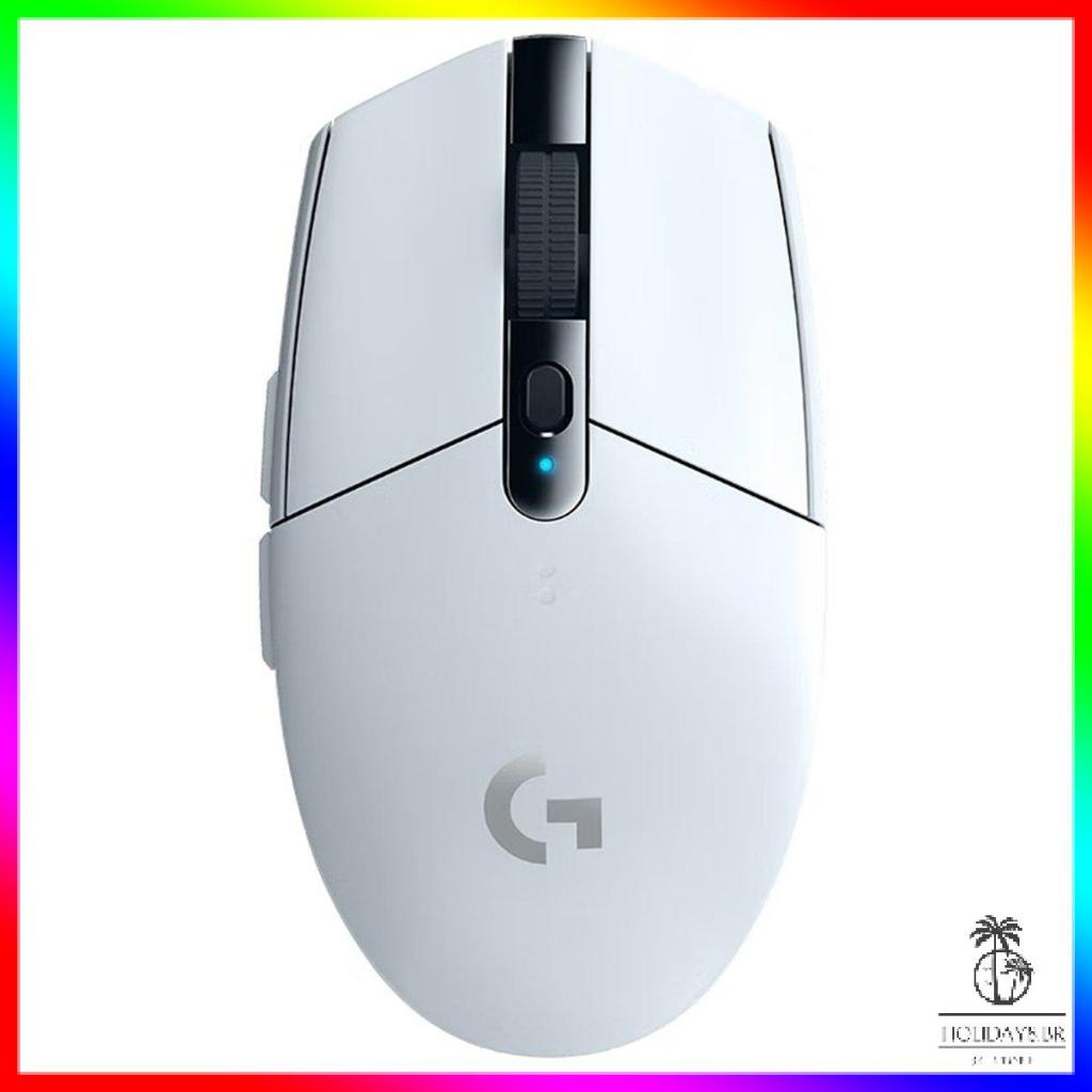 Mouse sem fio G304 2,4 GHz, DPI óptico ajustável, mouse para jogos sem fio Logitech | Shopee Brasil
