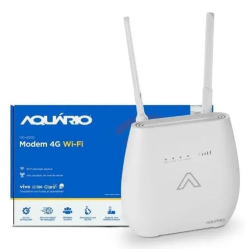Modem 4G Interno com Wi-Fi MD-4000 Aquario | Shopee Brasil