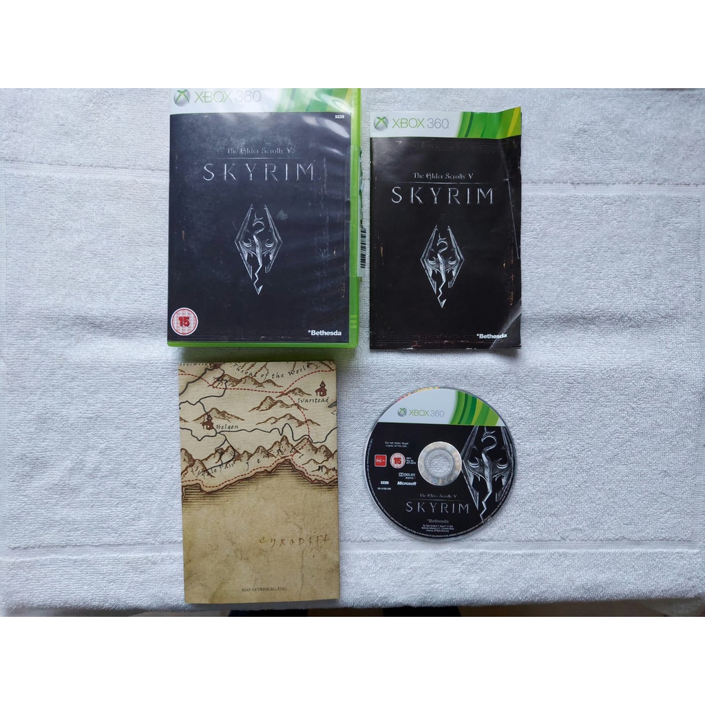 Xbox 360 Skyrim The Elder Scrolls V ((( Jogo Original ))) | Shopee Brasil