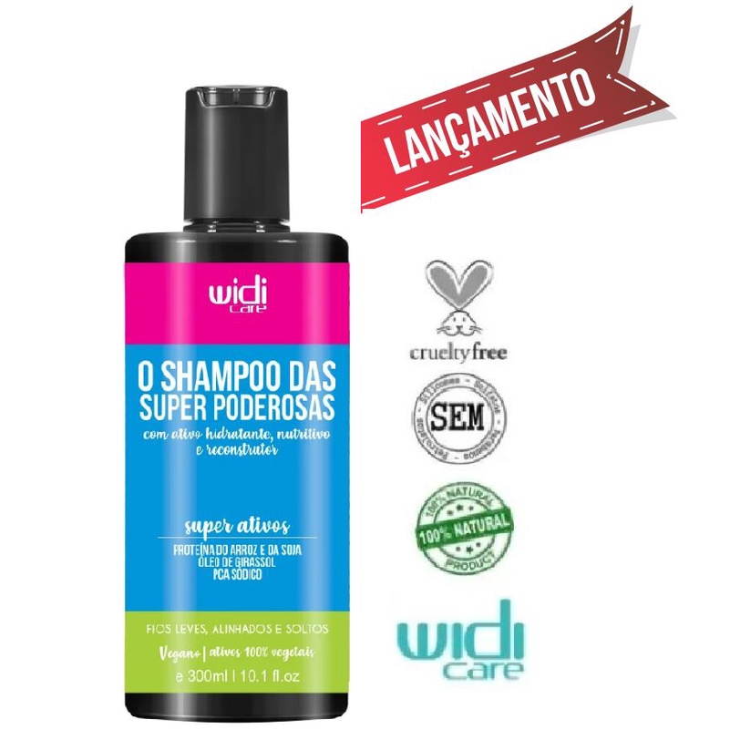 Shampoo das Super Poderosas 300Ml - Lançamento Widi Care | Shopee Brasil