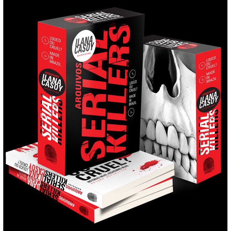 BOX ARQUIVOS SERIAL KILLER ILANA CASOY 2 LIVROS DARK SIDE BOOKS ...