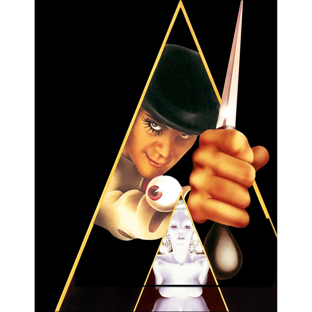Poster Filme - A Clockwork Orange (1971) | Shopee Brasil