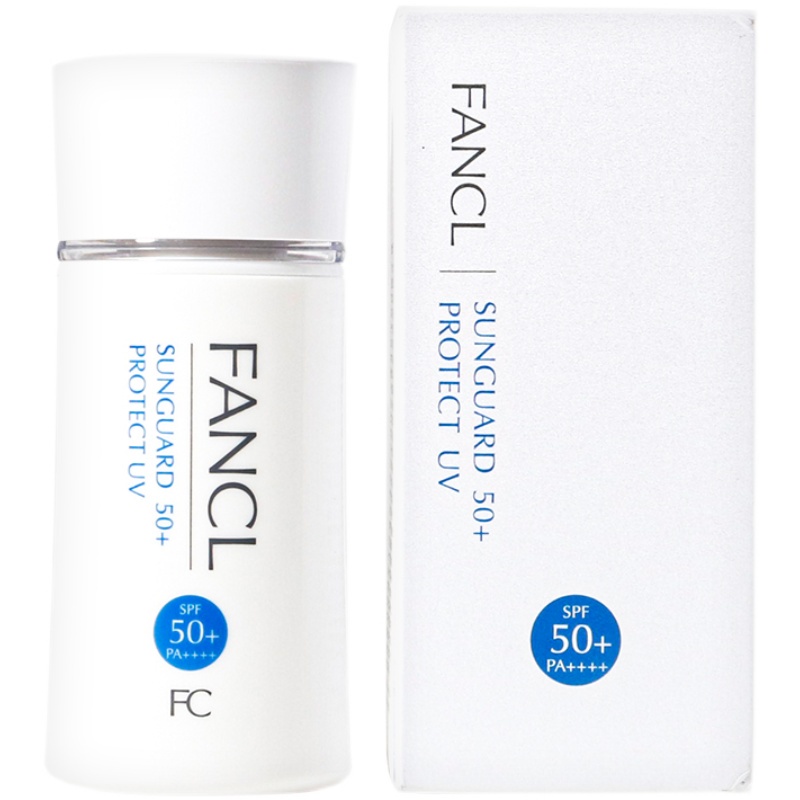Japão FANCL Protetor Solar Físico Feminino Isolamento Facial Muscular Sensível 60ml SPF50/PA ...