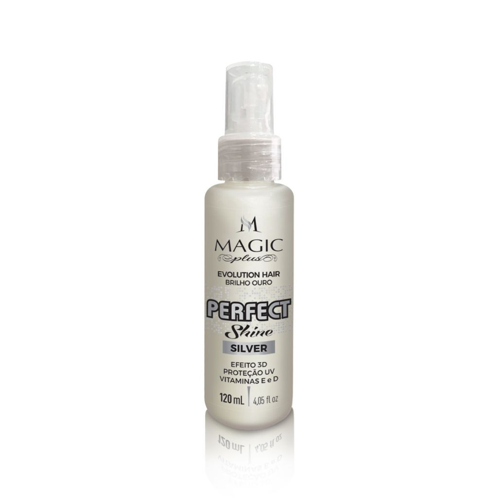 Magic Plus Evolution Hair Brilho Prata Perfect Shine 120ml | Shopee Brasil