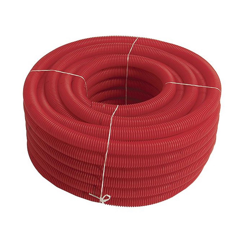 Eletroduto Corrugado Pesado 1" Mangueira Vermelha 50m | Shopee Brasil