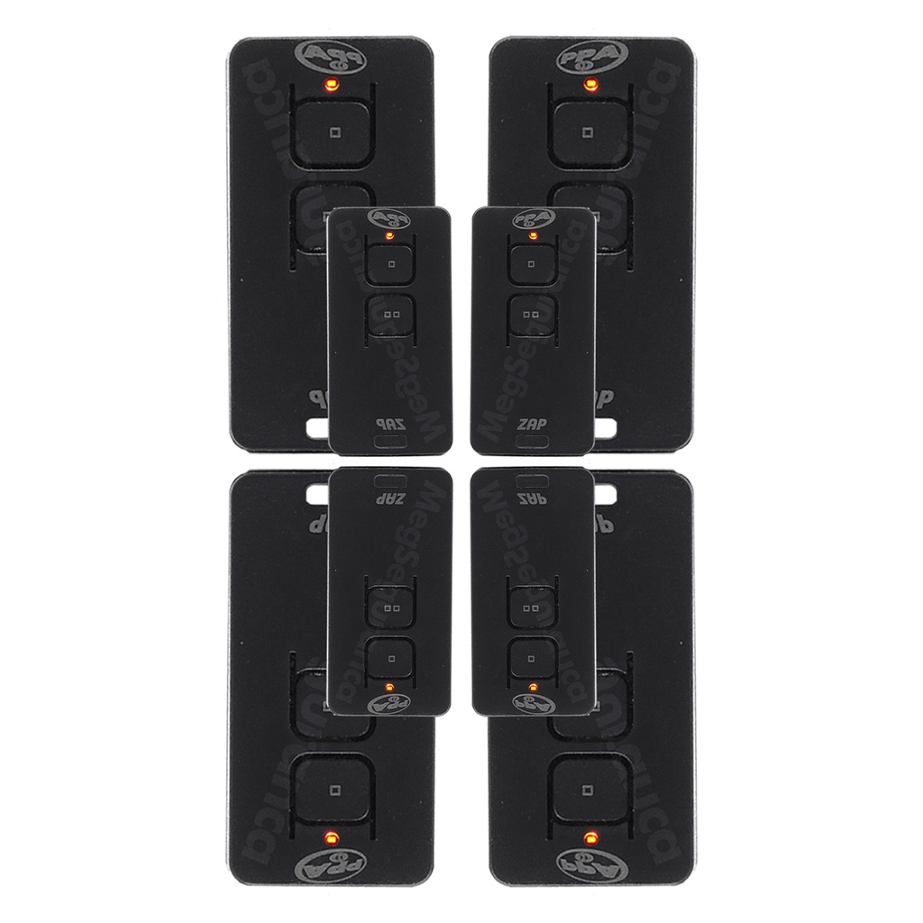 Kit 8 Controle Remoto Zap Pop Ppa Portão Eletrônico 433 Mhz Automático ...