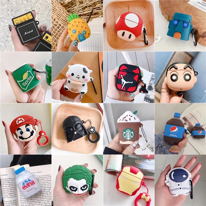 Cartoon Soft Silicone Earphone Case for Airpods Pro Air Pods 1/2 Inpods ...