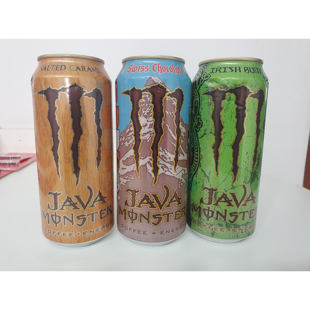 KIT Monster Energy Caramelo Salgado + Swiss Chocolate - Irish Blent ...