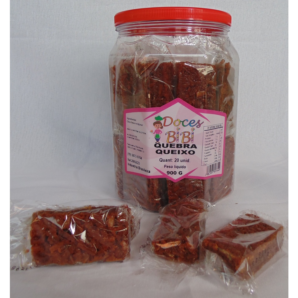 Doce Quebra Queixo / Doce de Coco / Contendo 20 unidades FESTA JUNINA | Shopee Brasil