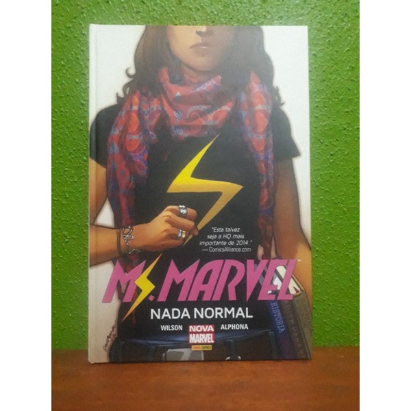 Hq Ms Marvel - Nada Normal (capa dura) | Shopee Brasil