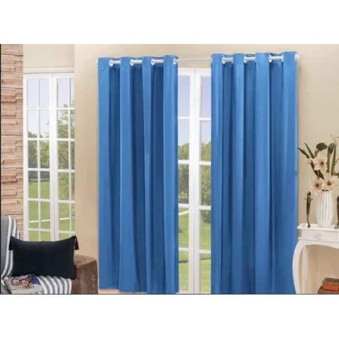 Cortina Blackout 280x180cm Corta Luz- Mc Cortina | Shopee Brasil