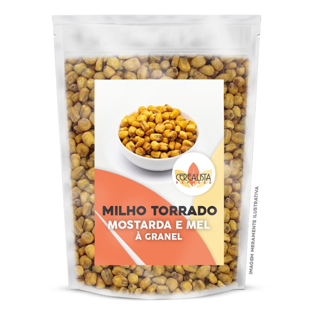 Milho Torrado Mostarda e Mel Crocante a Granel | Shopee Brasil