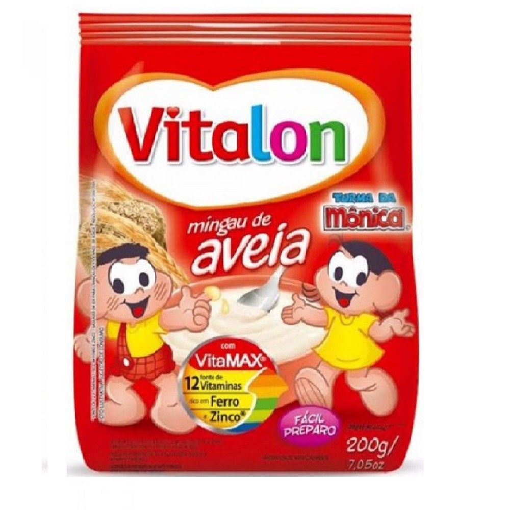 Vitalon Sabor Aveia - Cereal Infantil 200G | Shopee Brasil