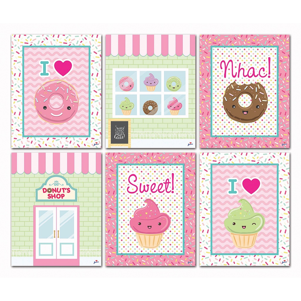 Quadrinhos Divertidos Donuts Junco 6und | Shopee Brasil