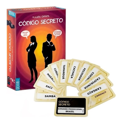 Código Secreto Jogo De Cartas Devir Board Game | Shopee Brasil