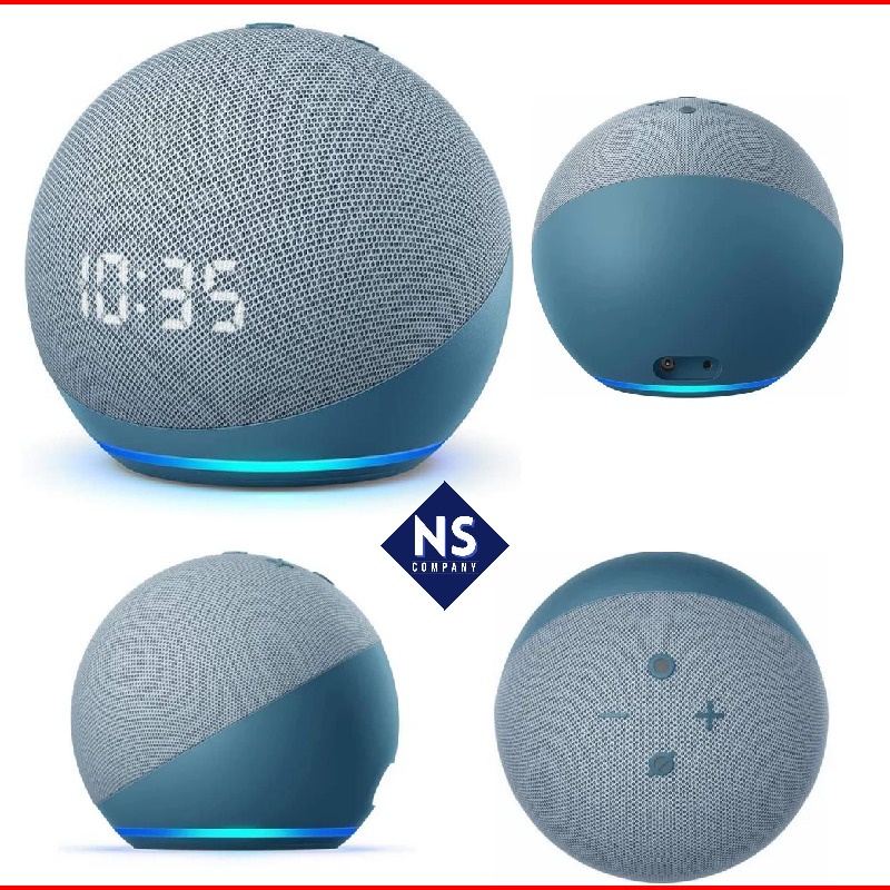 Alexa Echo Dot 4 Geração Relógio Smart Speaker Amazon | Shopee Brasil