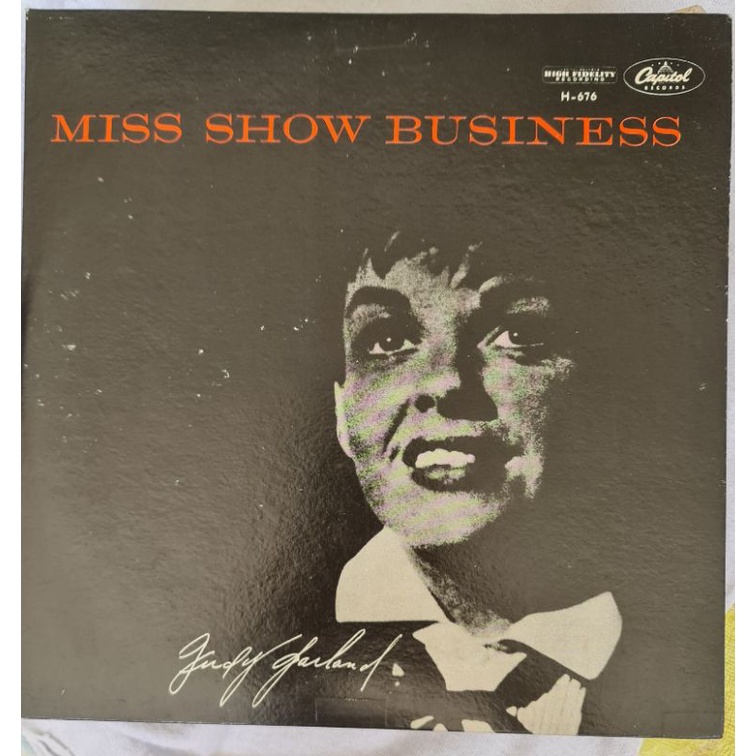 Disco de Vinil Judy Garland Miss Show Business | Shopee Brasil