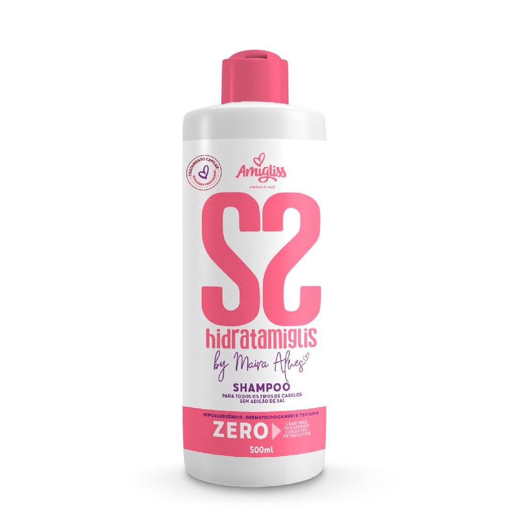 SHAMPOO HIDRATAMIGLISS S2 500ML | Shopee Brasil